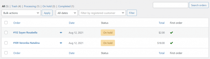 How To Add Custom Filters To The Woocommerce Orders Table Artemy Kaydash